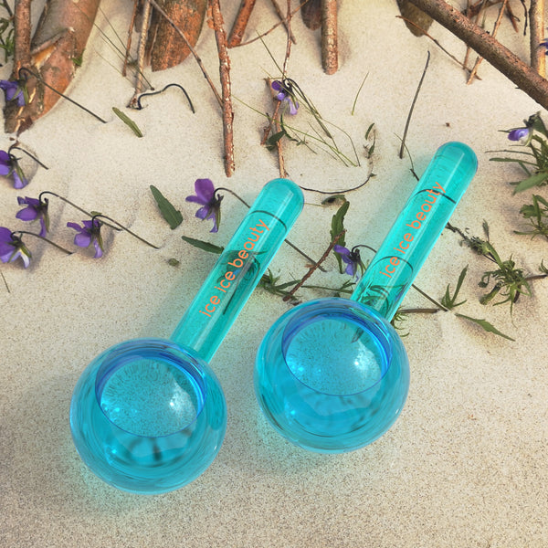 FACIAL ICE GLOBES - Oceanblue - ice ice beauty